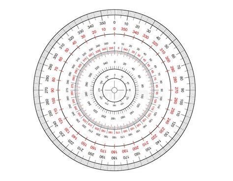 Measuring Circle Scale Level Indicator Measurement Acceleration Circular Meter Round Meter