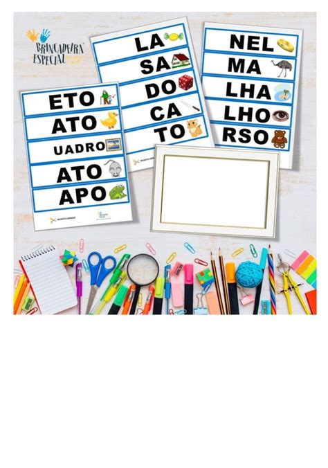 Qual é a Letra e Sílaba Inicial Nível em pdf Loja Brincadeira Especial