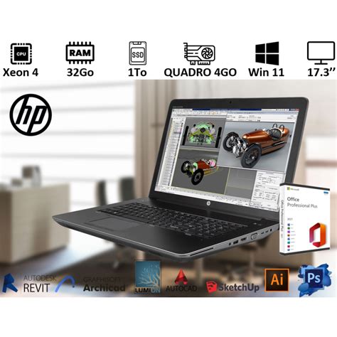 Pc Portable Zbook 17 Xeon 32go Avec Office 2021