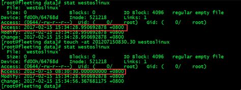 linux touch命令用法实例 服务器 亿速云