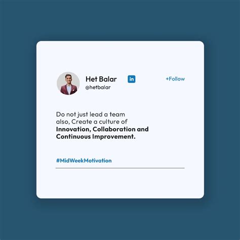 het balar on linkedin leadership leaders midweekmotivation