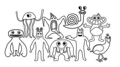 Garten Of Banban Coloring Pages Free Printable Easy To