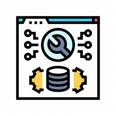 Software Maintenance Engineer Computer Code Technology Icon