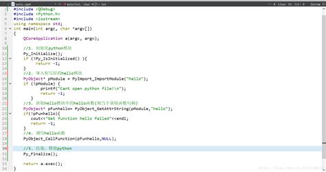 Qt5中使用c调用pythoncqt界面线程调用python Csdn博客