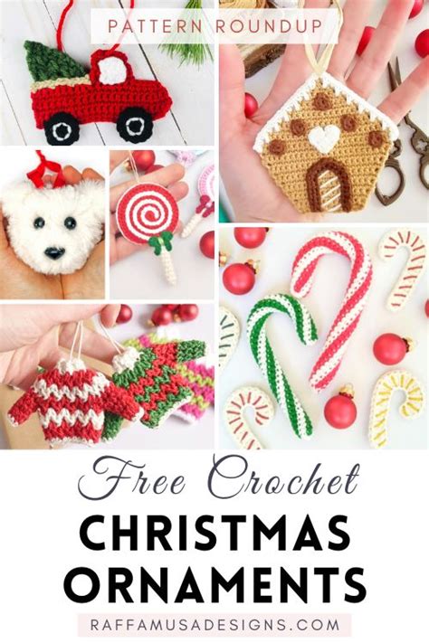 30 Free Crochet Christmas Ornament Patterns
