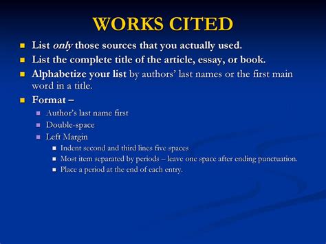 Documentation MLA Style A Guide To In Text And Reference Citation