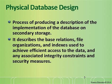 Chapter 18 Methodology Physical Database Design For Relational