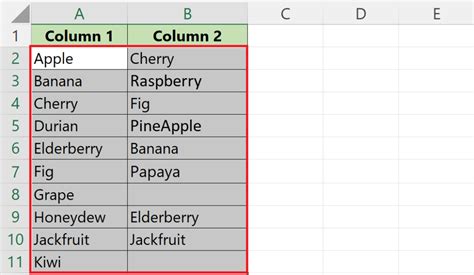 How To Compare Two Columns In Microsoft Excel And Remove The Duplicates Spreadcheaters