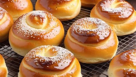 Premium Ai Image Freshly Baked Sweet Bun A Gourmet Snack For Indulgence