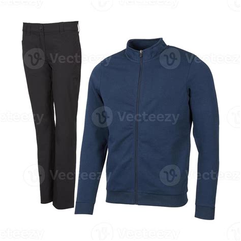 Long Sleeve Shirt And Pants Cut Out Isolated White Background With