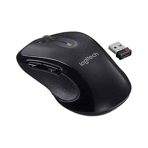 Logitech M510 Wireless Computer Mouse Comfortable Shape With Usb Unifying Receiver With Back