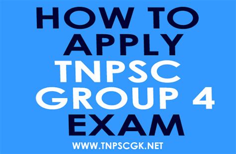 டிஎன்பிசி குரூப் 4 தேர்வுக்கு விண்ணப்பிப்பது எப்படி Tnpsc Gk Tet Trb