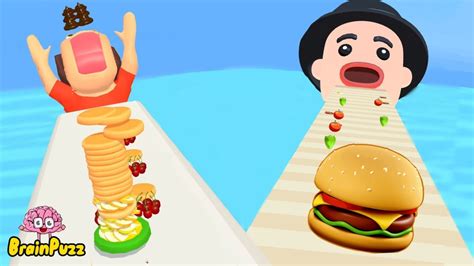 Silly Sandwich Dash 🤢 Pancake Run 🥞 All Level Gameplay Best Funny