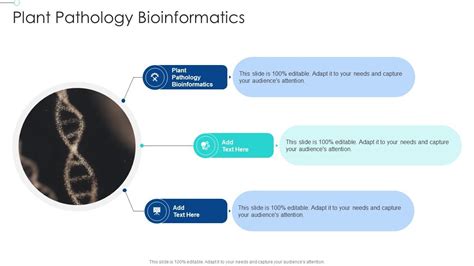 Plant Pathology Bioinformatics In Powerpoint And Google Slides Cpp PPT Template