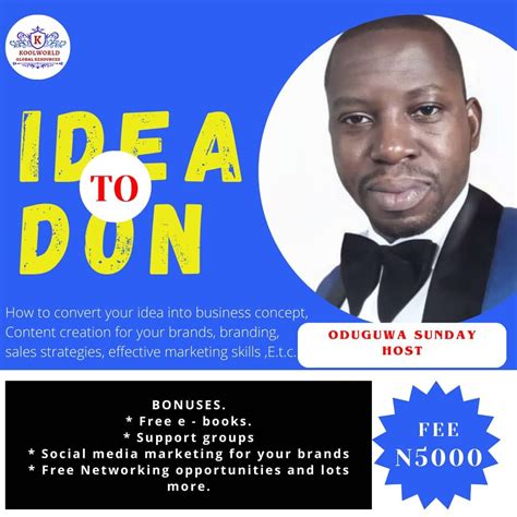 Oduguwa Sunday On Linkedin Business Trending Money Wealth Success