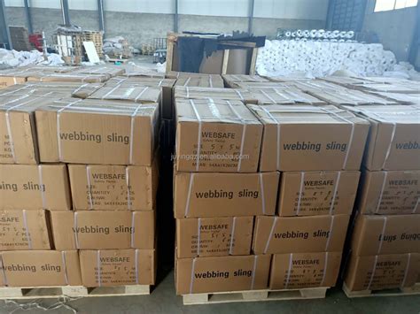Webbing Sling Hs Code 5609000000 Eb Type 5 Ton Polyester Webbing Sling