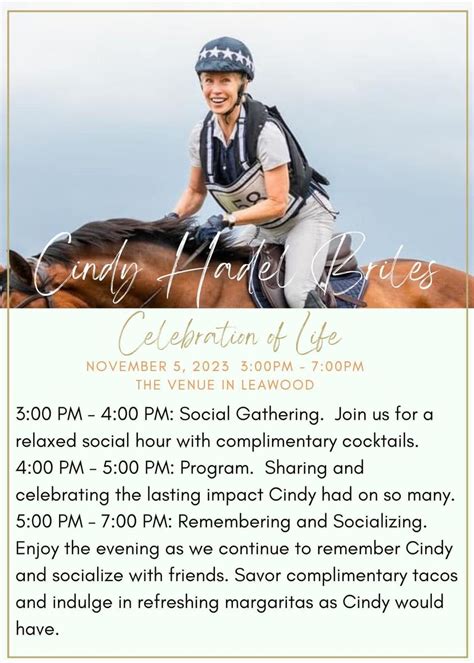 Cindy Hadel Briless Funeral Details Ever Loved