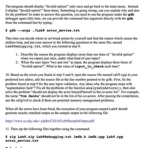 C Program In Unix Linux Terminal The Attached Chegg Com