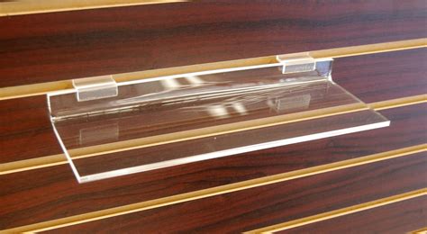 Acrylic Slatwall Shelf 12w X 4d Detroit Store Fixture Co Custom