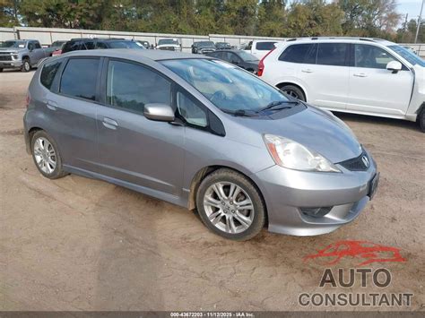 2009 Honda Fit Sport Gasoline Jhmge88679s035769