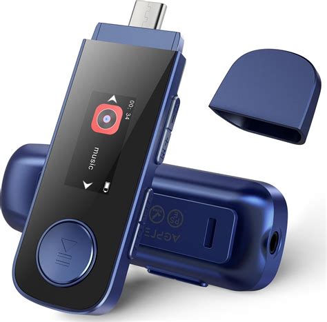 Reproductor Mp3 Usb De 64 Gb Con Bluetooth Agptek U5pl 2 En 1 Tipo C Y