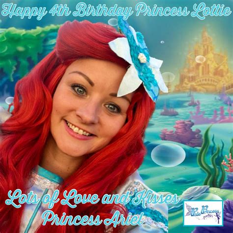 Happy 4th Birthday To Princess Pixie Princess Parties