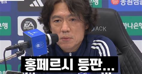 홍명보 나는 나를 버렸다 이젠 대한민국 축구 밖에 없다 야동말고 축동