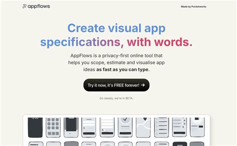 We Just Launched Appflows A Tool To Help You Visualise App Ideas And