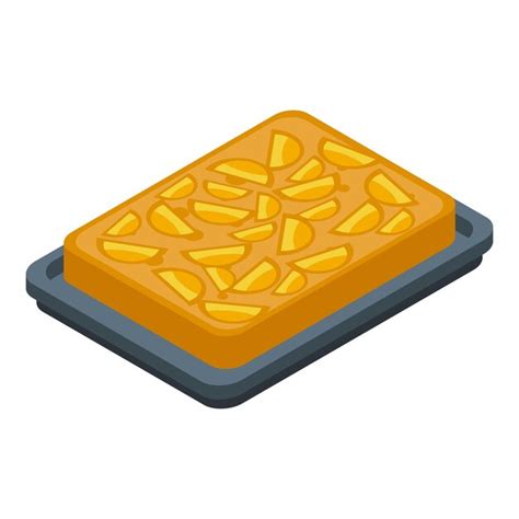 Premium Vector Apple Pie Icon Isometric Of Apple Pie Vector Icon For