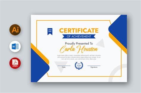 Certificate Word Templates