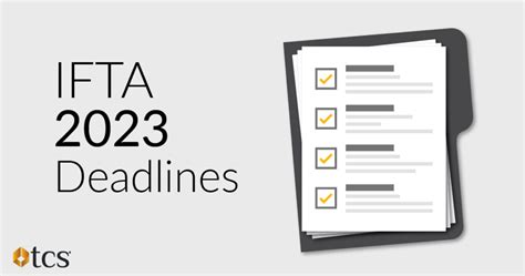 Ifta Report Deadlines For 2023