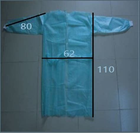 Pppe Isolation Gown 100pcsbox