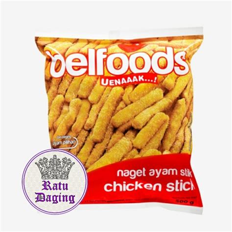 Jual Belfoods Naget Stik Chicken Nugget Stick 500gr Shopee Indonesia