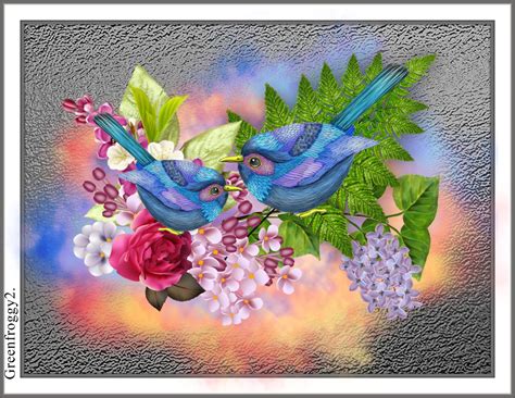 Solve PUZZLE Bird On Flowers IV Jigsaw Puzzle Online With 396 Pieces