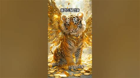 황금 호랑이 신의 금전운과 재물복을 모두 받아가세요 행운 횡재운 가정운 금전운 건강운 소원성취 운수대통 만사형통