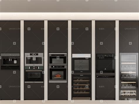 【嵌入式烤箱 蒸箱 烤箱 微波炉 洗碗机 蒸烤箱 消毒柜 厨房用品组合3d模型】 现代cr无灯光有贴图max2016嵌入式烤箱 蒸箱 烤箱 微波炉 洗碗机 蒸烤箱 消毒柜 厨房用品组合3d模型