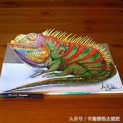 手繪3D立體畫仿佛從紙上跳出來 每日頭條