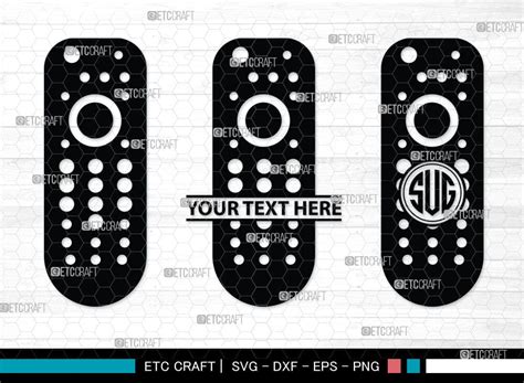 remote control monogram remote control silhouette remote svg tv