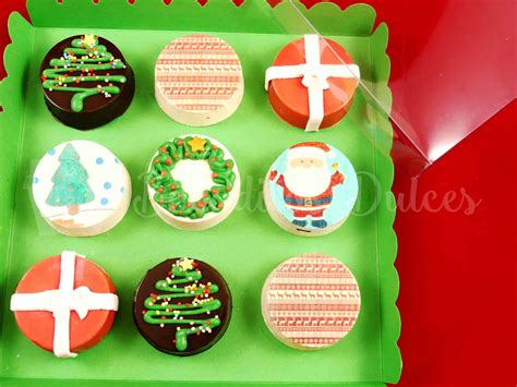 Caja De 9 Oreos Cubiertas Personalizadas Bocaditos Dulces