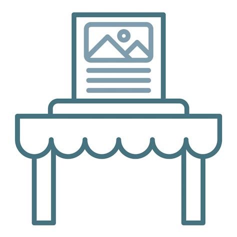Premium Vector Tabletop Display Flat Illustration
