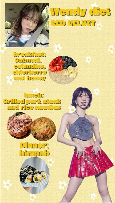 Wendy Red Velvet Diet Диета Упражнения
