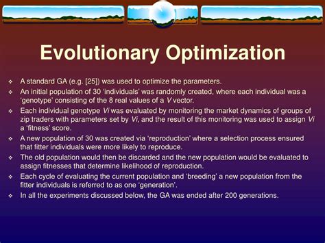 Ppt Evolutionary Optimization Of Parameter Sets For Adaptive Powerpoint Presentation Id3513653