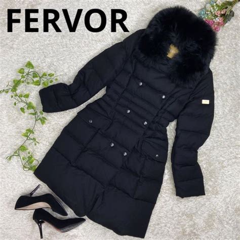【最高級】fervor ダウンコート Kate フォックスファー ウール生地 メルカリ