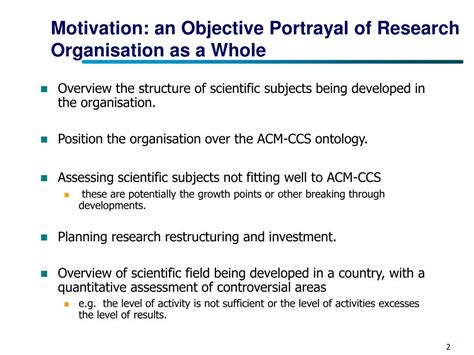 Ppt Representing A Computer Science Research Organization On The Acm