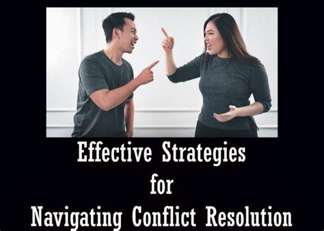Effective Strategies For Navigating Conflict Resolution