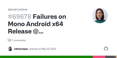 Failures On Mono Android X64 Release Ubuntu 1804 Amd64 Android 29 Open On Rolling Build Of