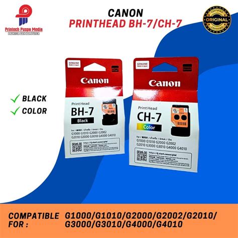 Jual CANON PRINTHEAD BH 7 CH 7 ORIGINAL Shopee Indonesia