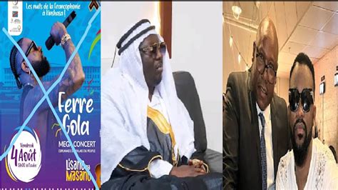 FERRE GOLA APRES ANNULATION YA CONCERT NAYE NA FRANCOPHONIE CELEO