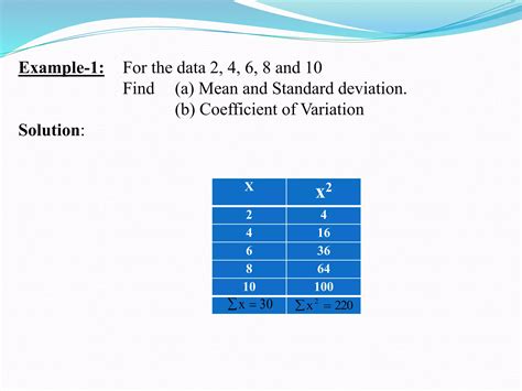 Coefficient Of Variation PPTX