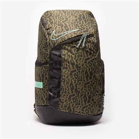 Nike Hoops Elite Pro Printed Backpack 32l Medium Oliveblackgreen
